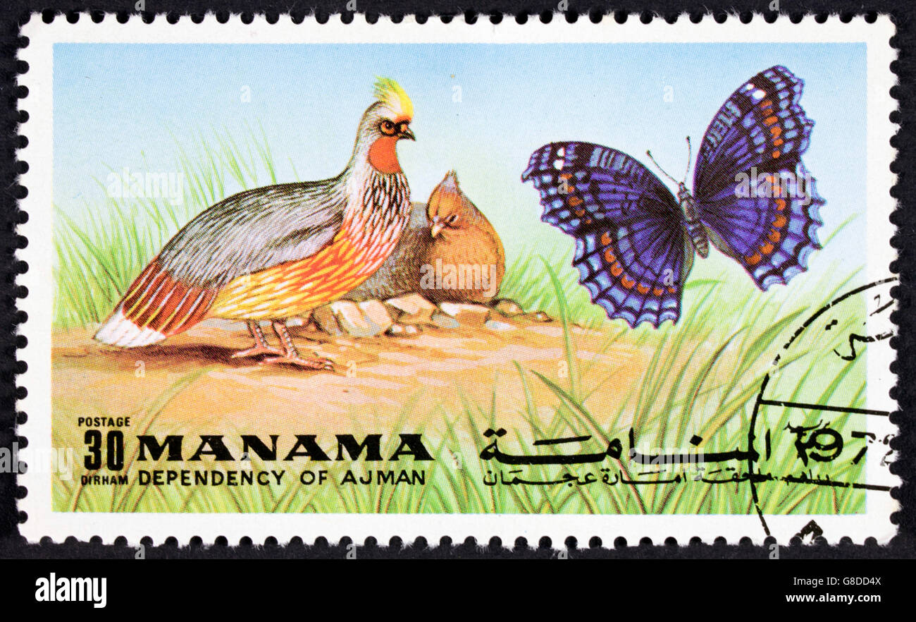 Ajman postage stamp hi-res stock photography and images - Alamy