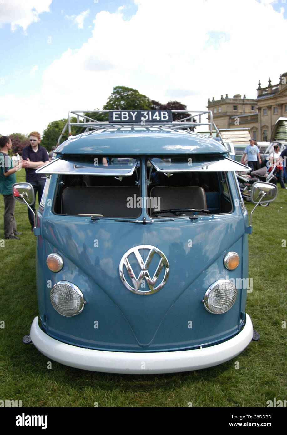 Volkswagen Festival - Harewood House. A Volkswagen campervan on show ...