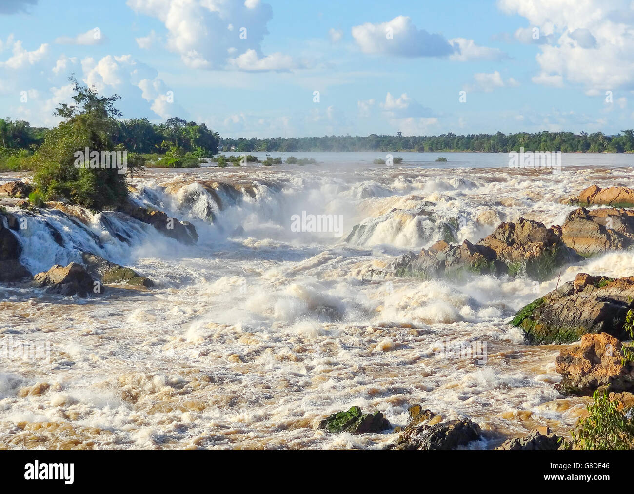 Khone Phapheng Waterfall Laos High Resolution Stock Photography and ...