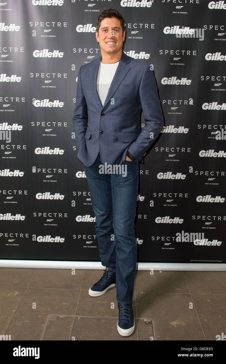 Gillette Bond Moments launch - London Stock Photo - Alamy