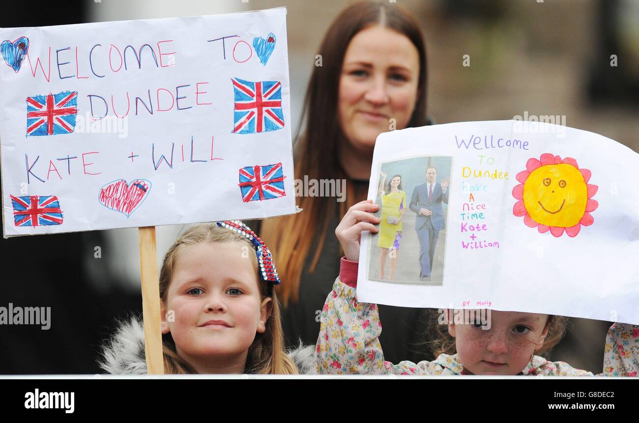 Royal visit to Dundee Stock Photo - Alamy