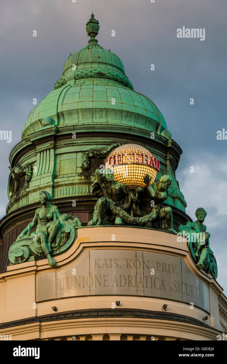 Generali building, Albertinaplatz, Vienna, Austria Stock Photo - Alamy