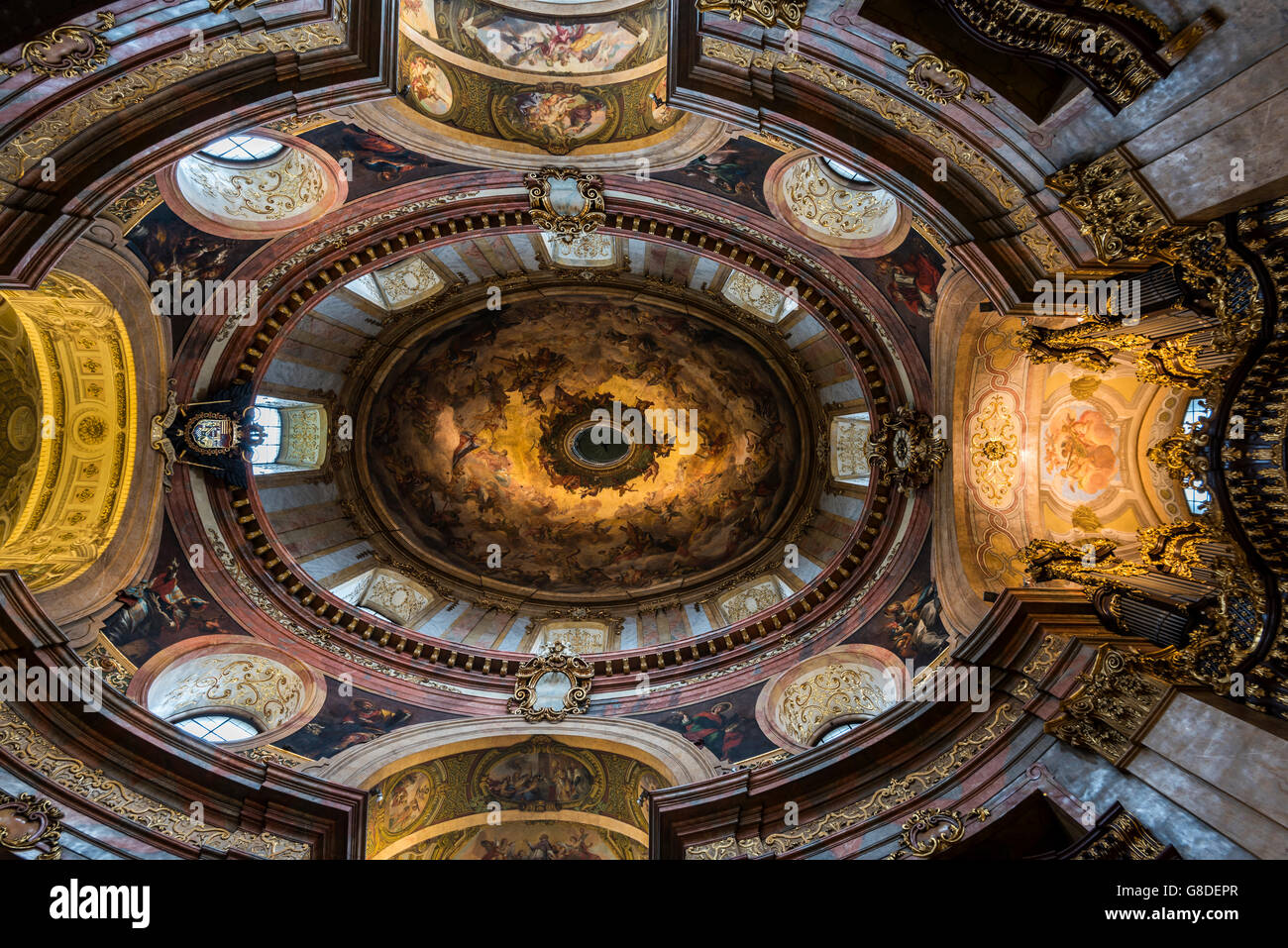 Baroque roman catholic peterskirche hi-res stock photography and images ...