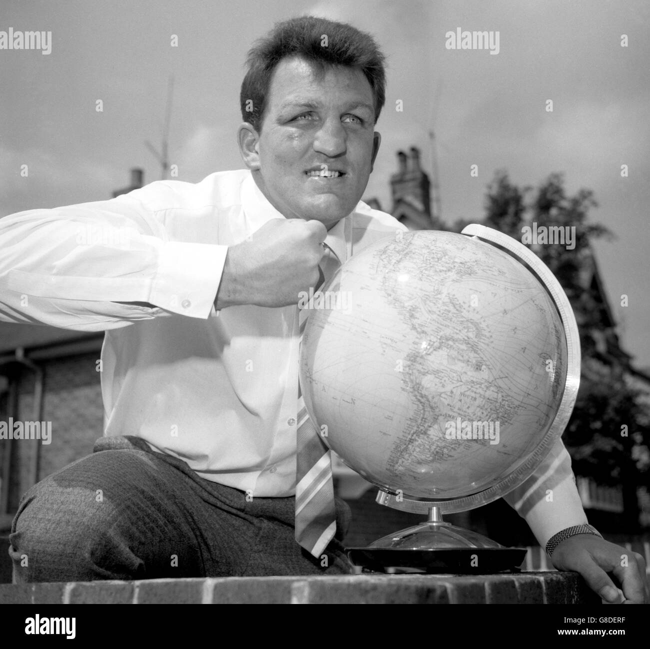 Boxing - Brian London - Blackpool Stock Photo - Alamy