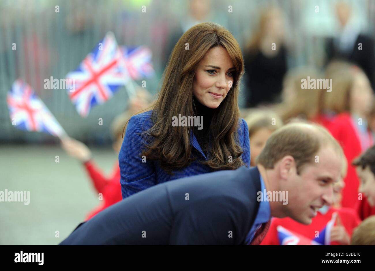 Royal visit to Dundee Stock Photo - Alamy