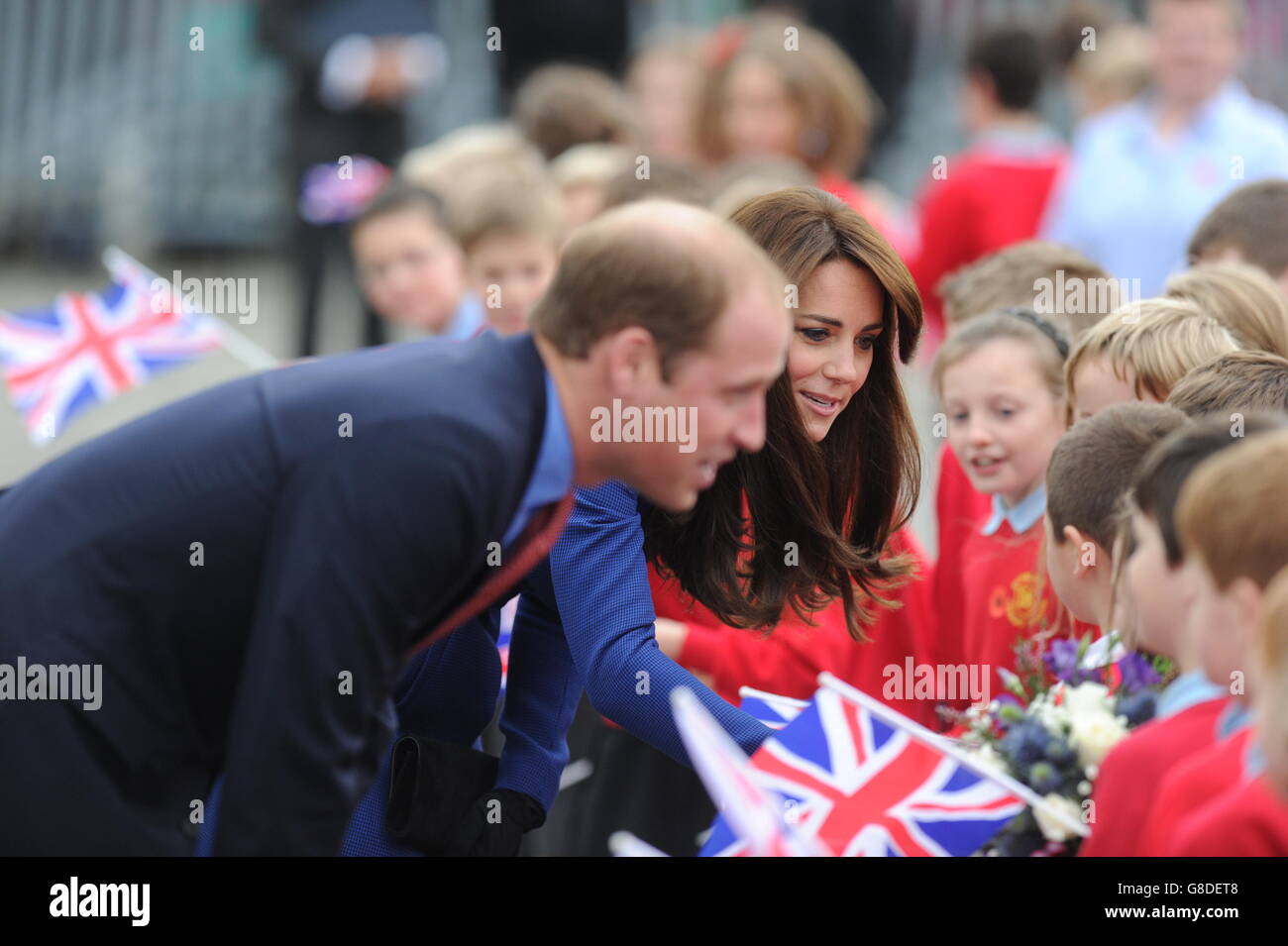 Royal visit to Dundee Stock Photo - Alamy