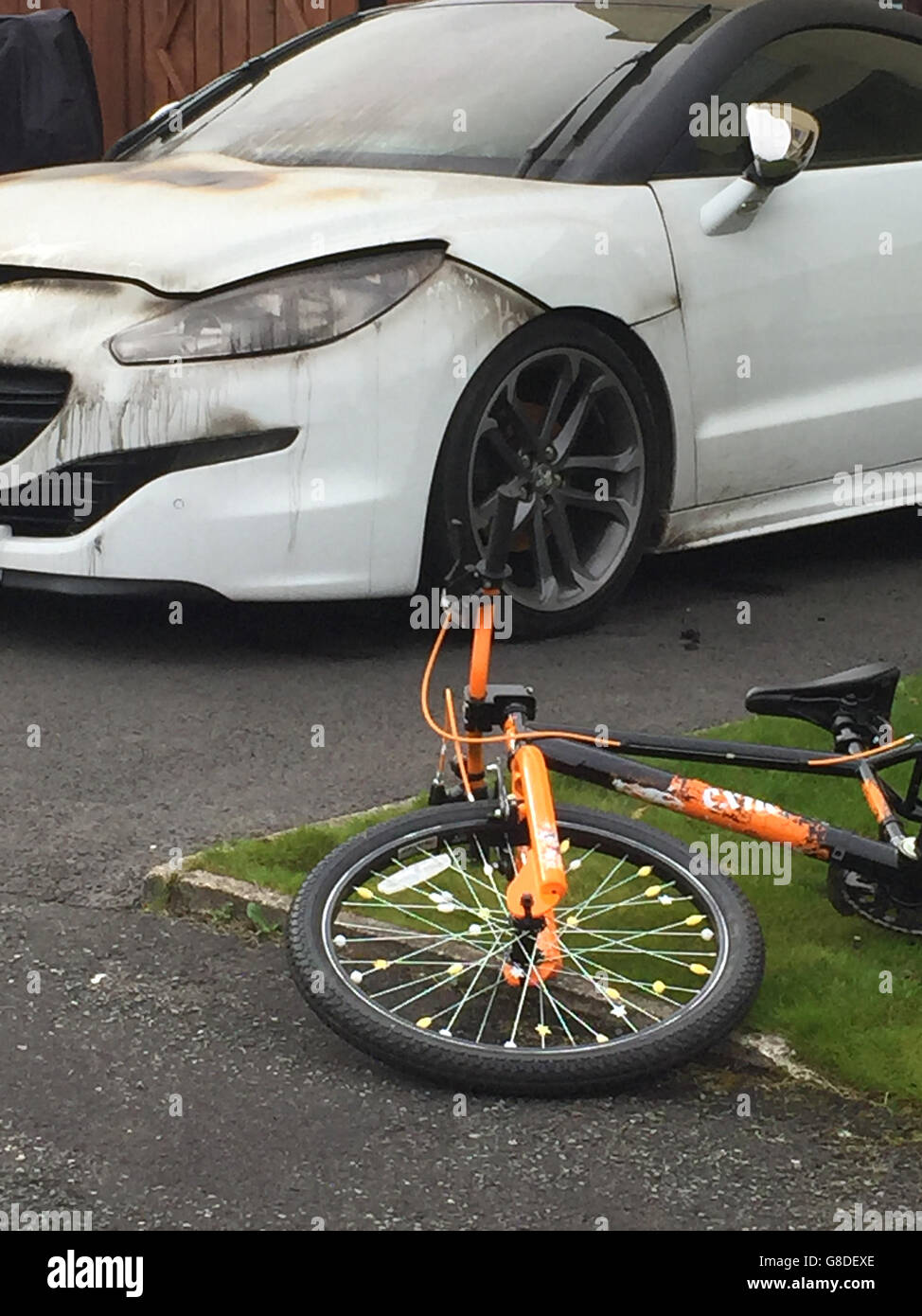 Banbridge fire bomb hi-res stock photography and images - Alamy