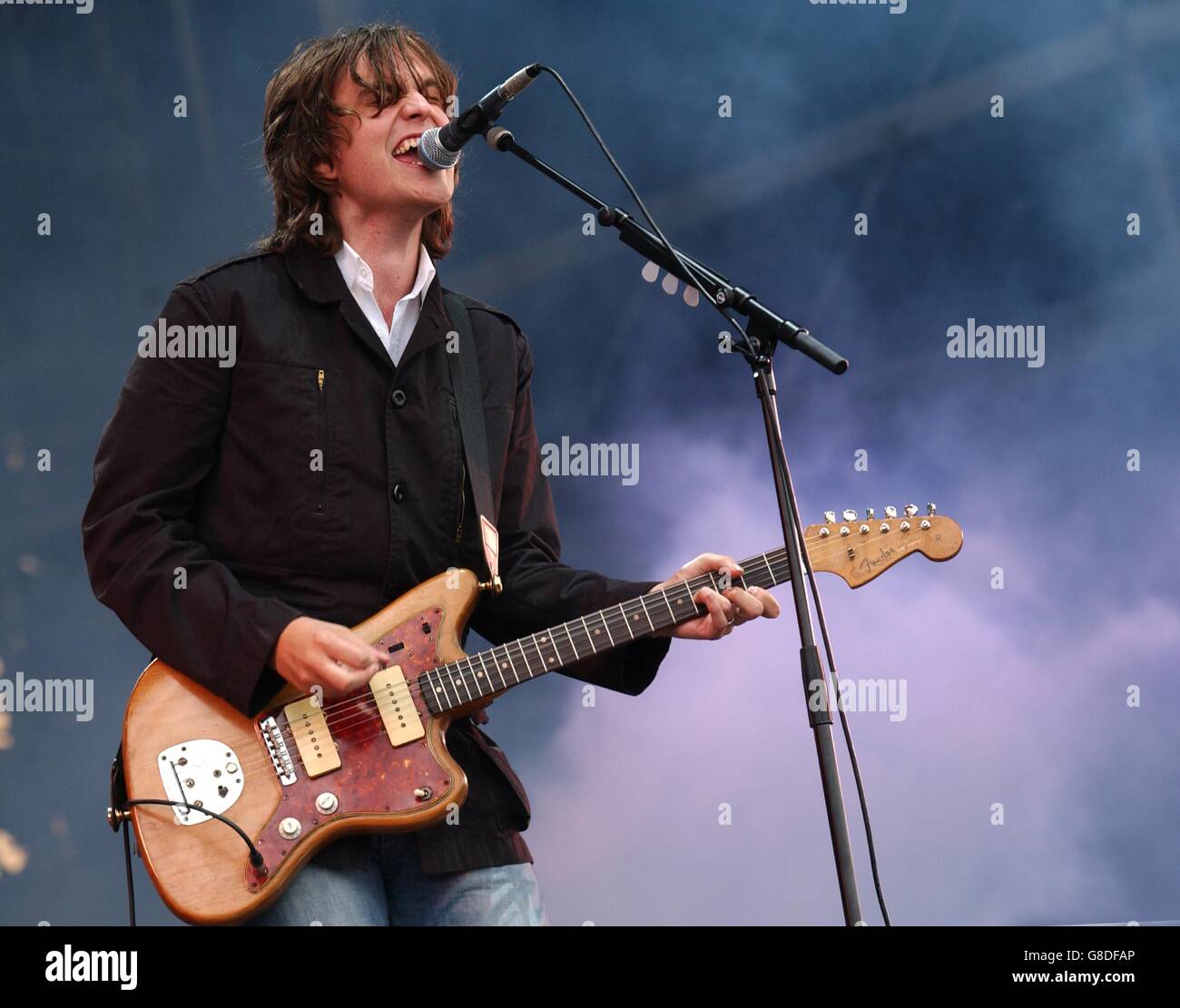 Starsailor perform on the main stage hi-res stock photography and ...