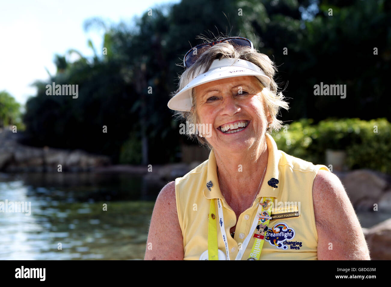 Dreamflight founder Pat Pearce at Discovery Cove in Orlando, Florida ...