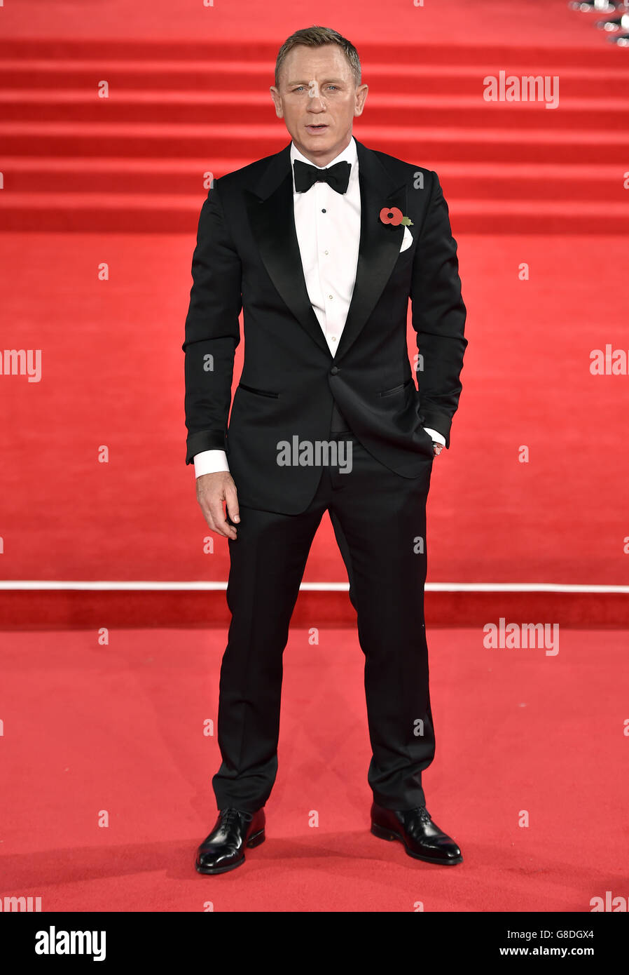 Daniel Craig attending the World Premiere of Spectre, held at the Royal ...