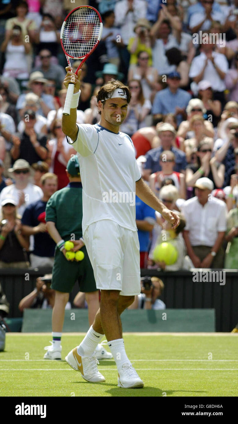 Tennis - Wimbledon Championships 2005 - Men's First Round - Roger ...