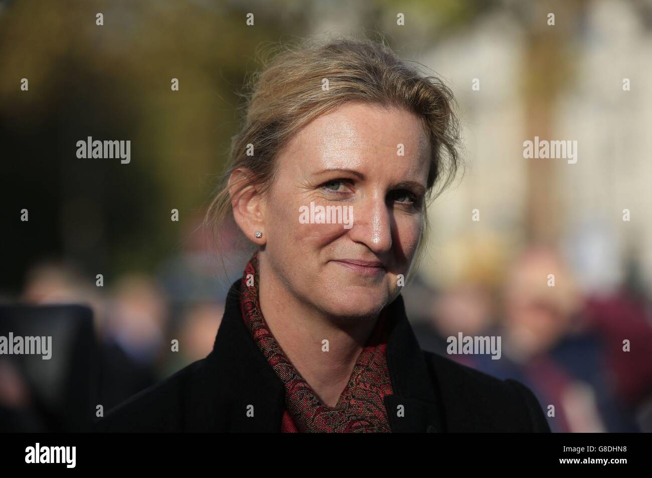 Claire Blackman, the wife of Sergeant Alexander Blackman, attends a ...