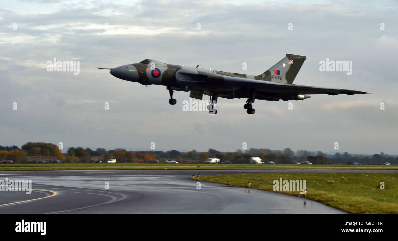 Vulcan's final flight Stock Photo - Alamy
