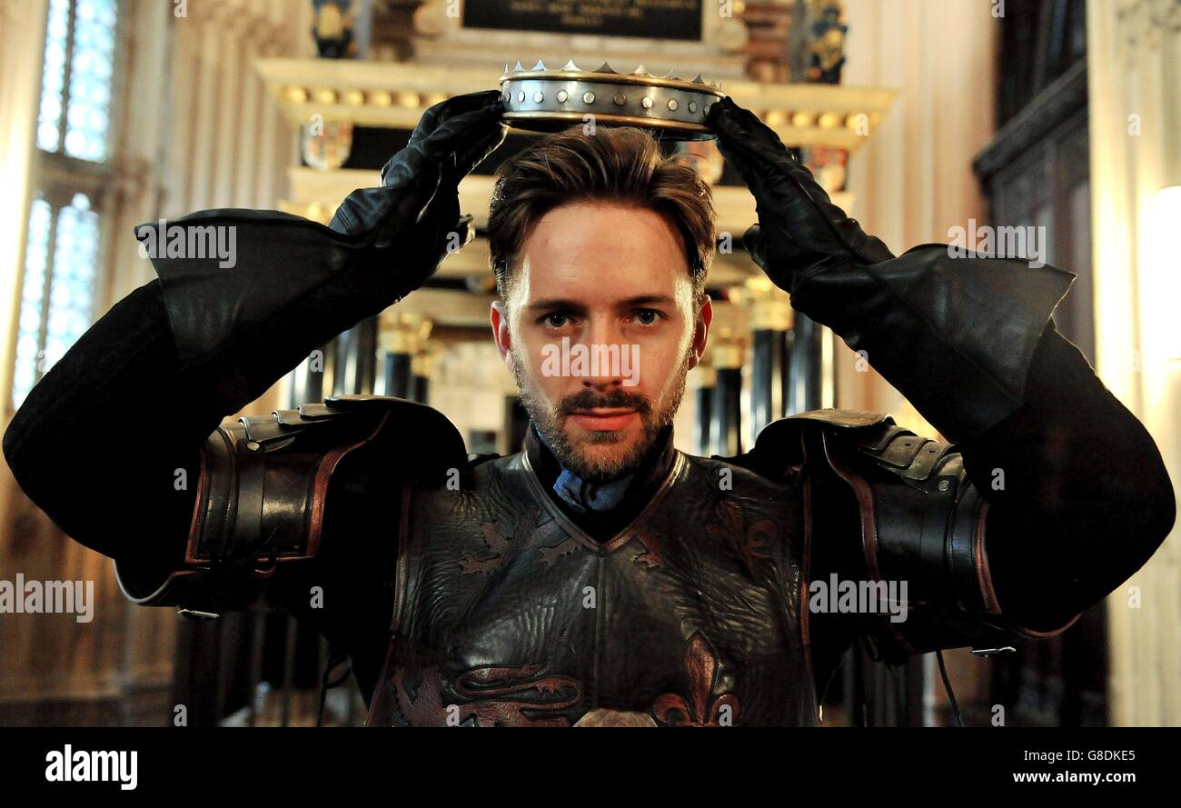 Royal Shakespeare Company actor Sam Marks, prepares to portray King ...