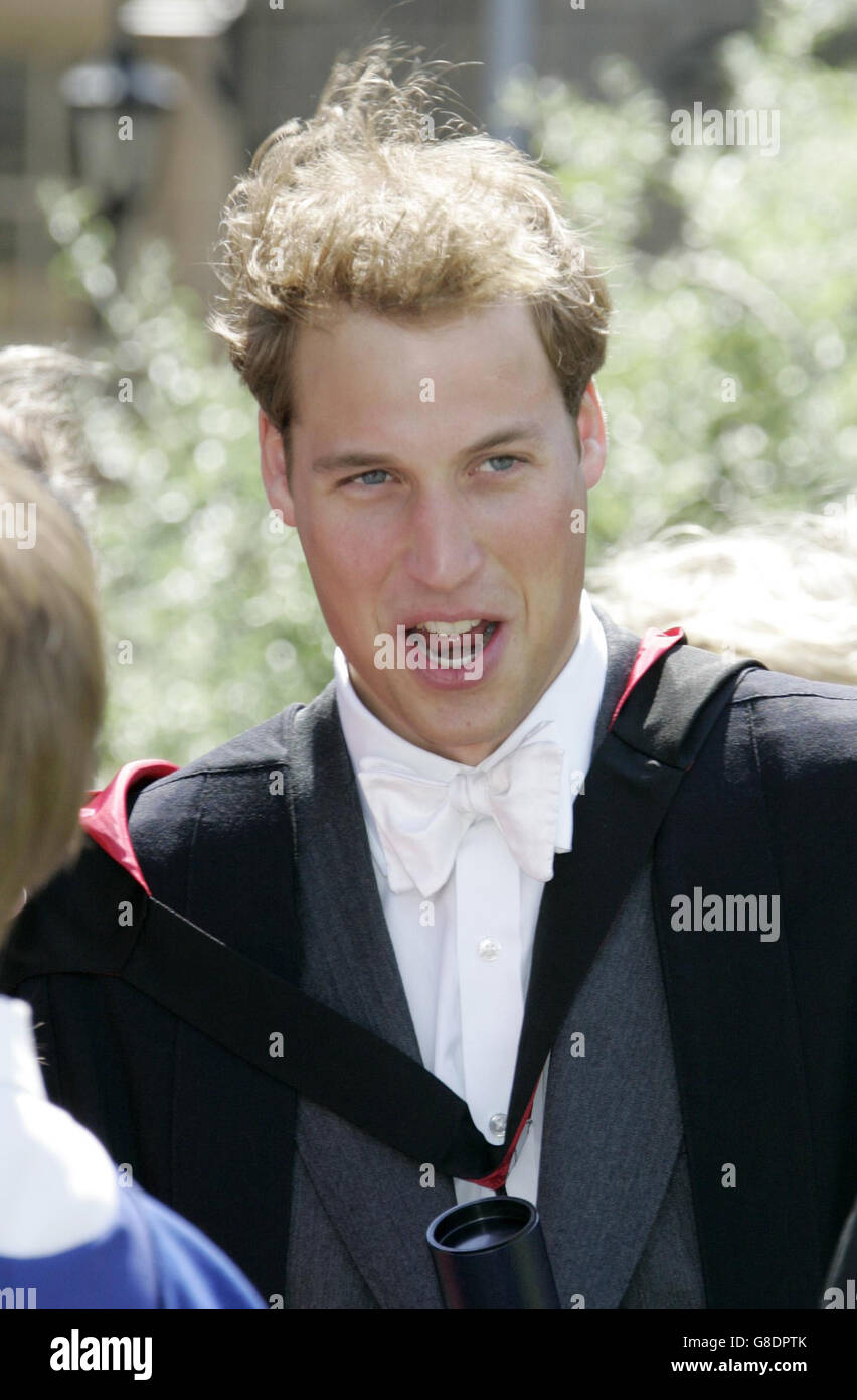 Prince William Graduation - St Andrews University Stock Photo - Alamy