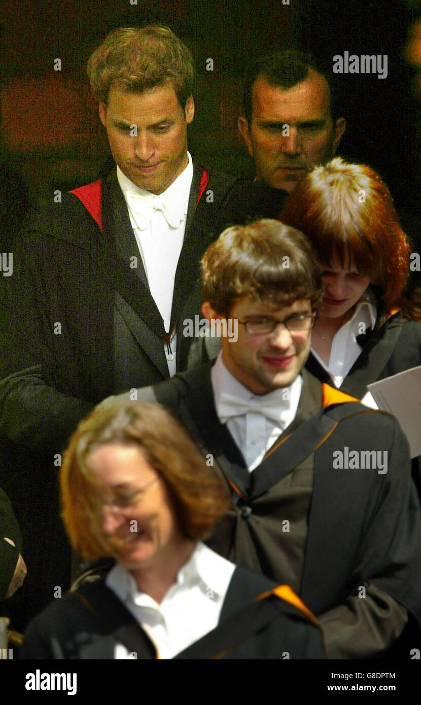 Prince William Graduation - St Andrews University Stock Photo - Alamy