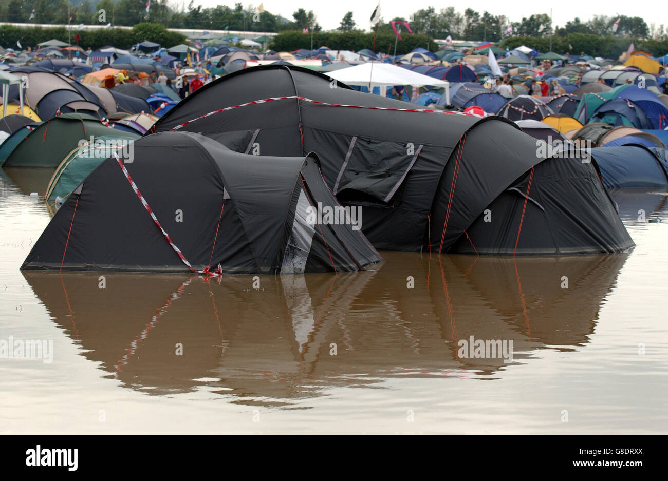 Glastonbury Festival 2005 - Worthy Farm Stock Photo - Alamy