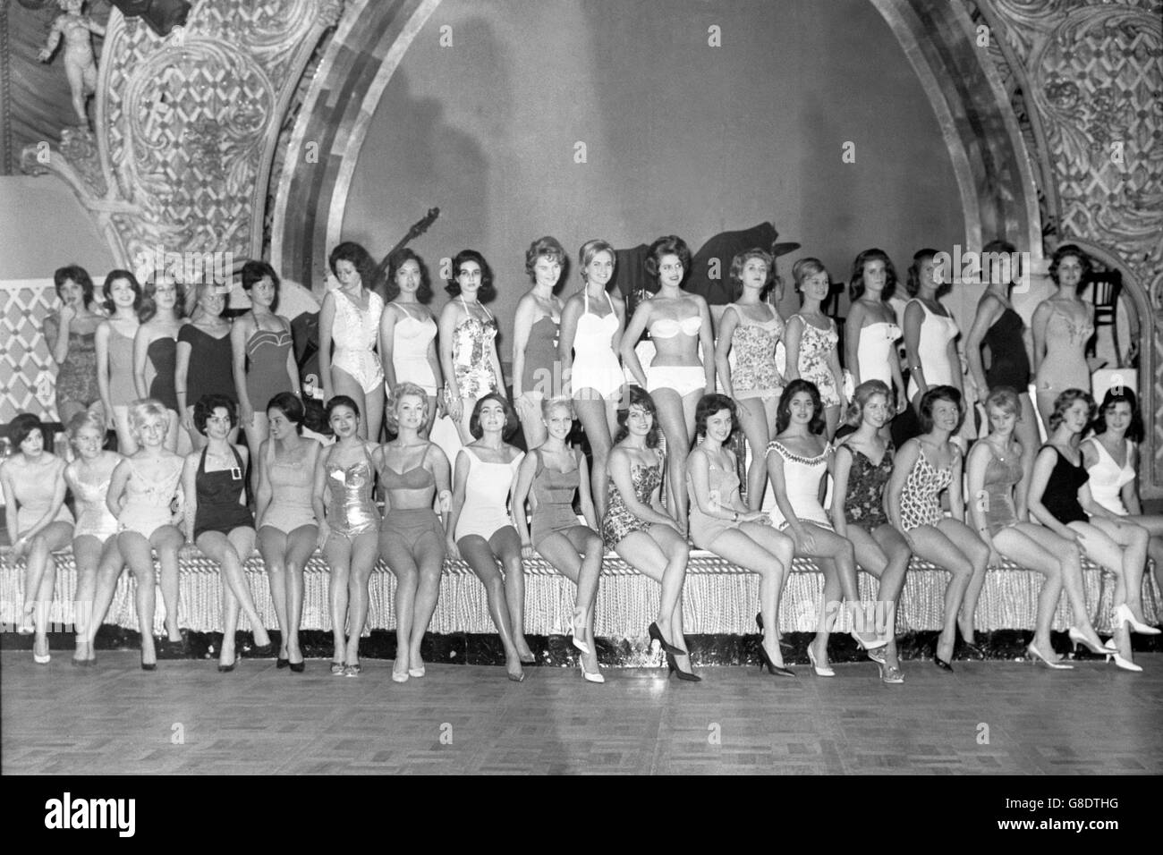 Fashion and Beauty - Miss World 1960 - London Stock Photo - Alamy