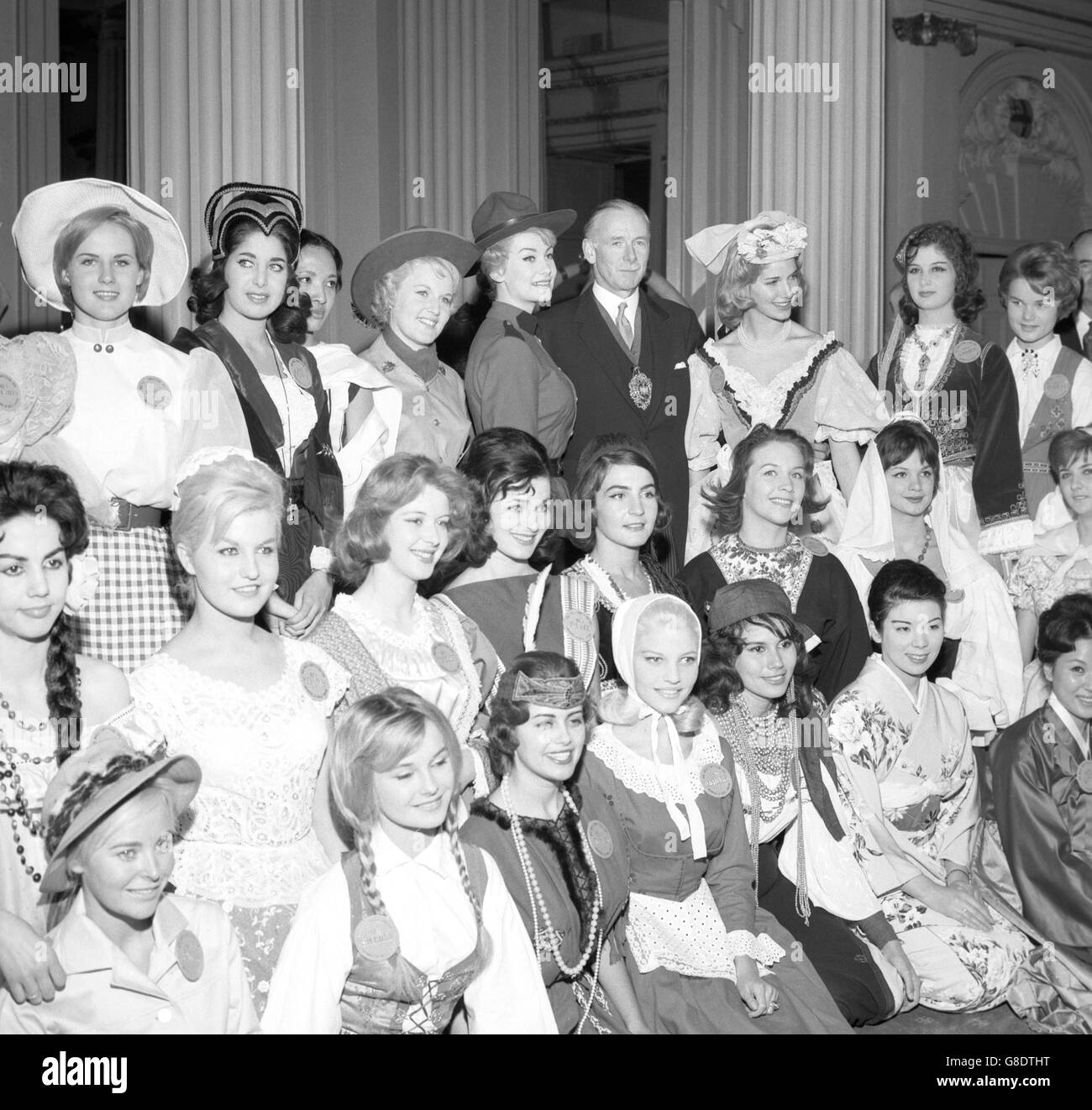 The Lord Mayor of London Sir Edmund Stockdale is surrounded by ...
