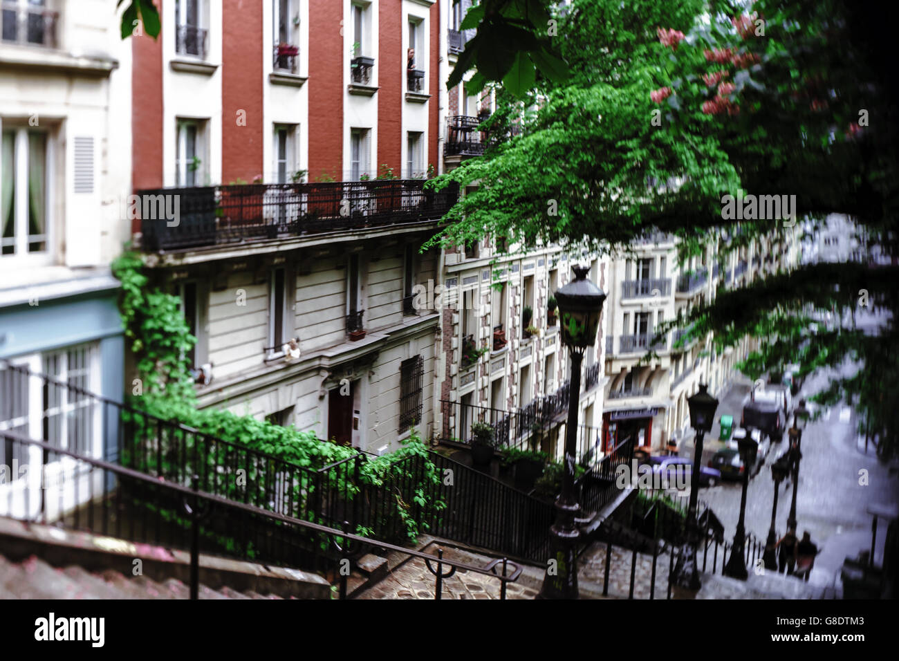 Typical parisian staircase hi-res stock photography and images - Alamy