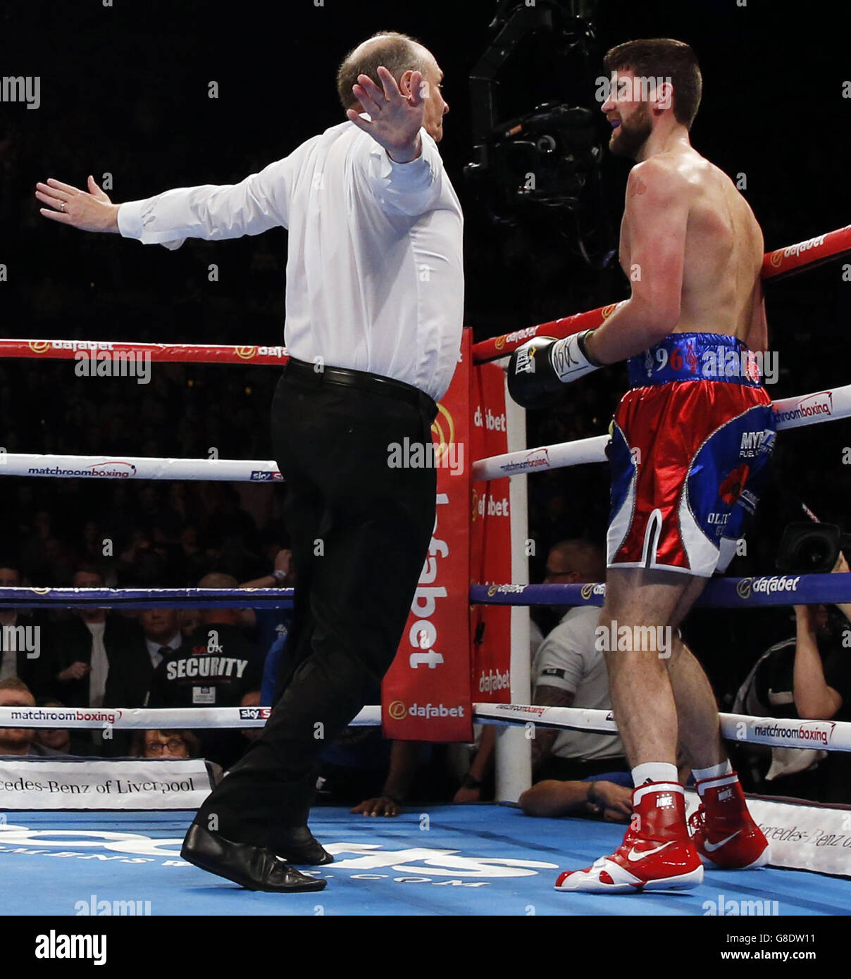 Boxing - Liverpool Echo Arena Stock Photo - Alamy