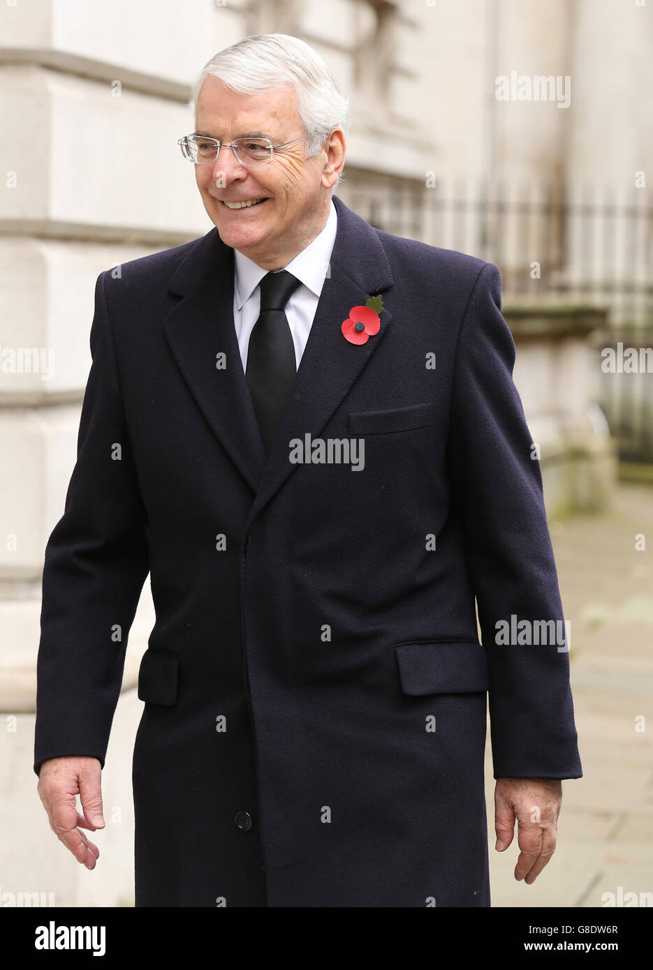Former Prime Minister Sir John Major walks through Downing Street on ...
