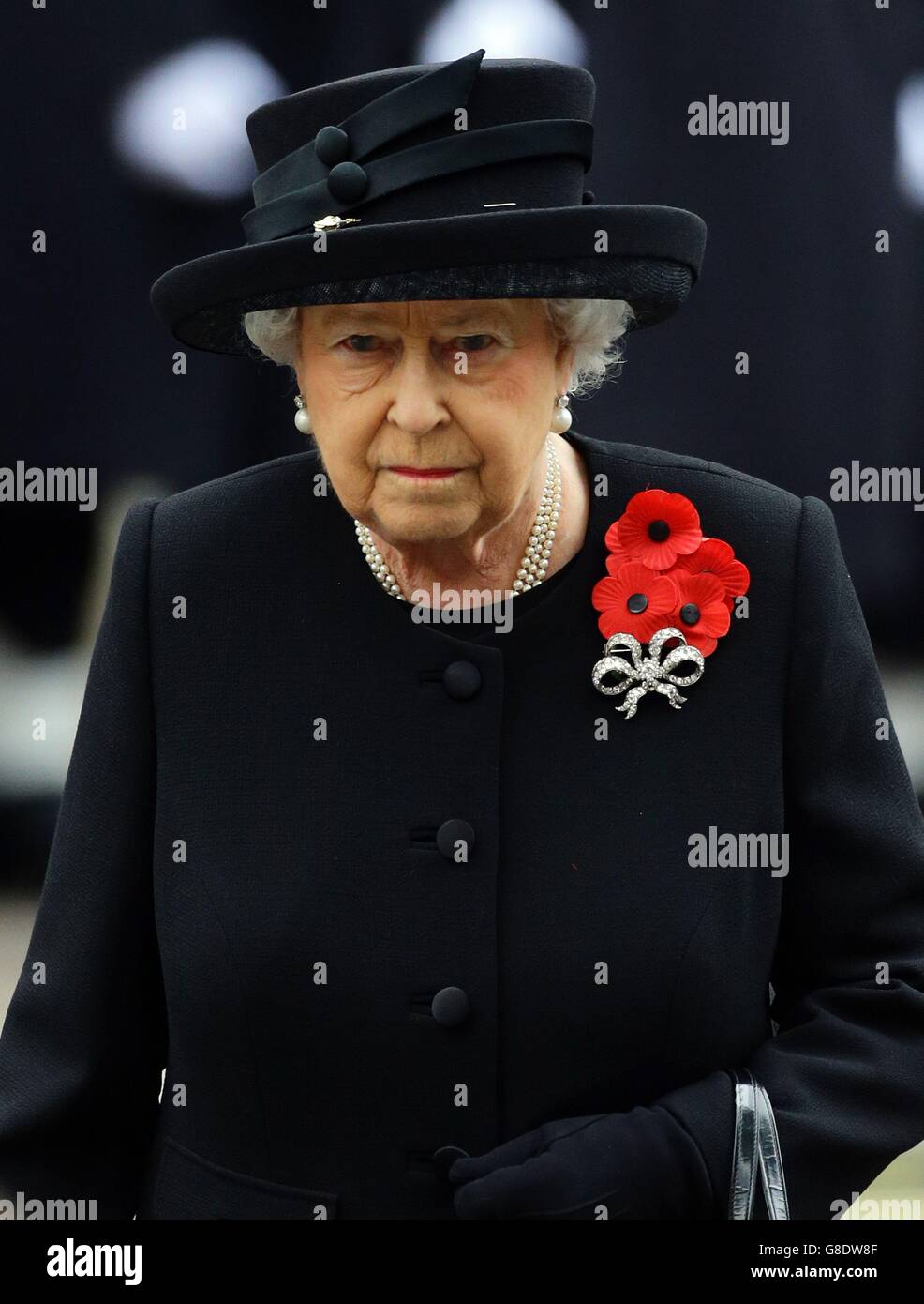 Queen Elizabeth II during the annual Remembrance Sunday service at the ...
