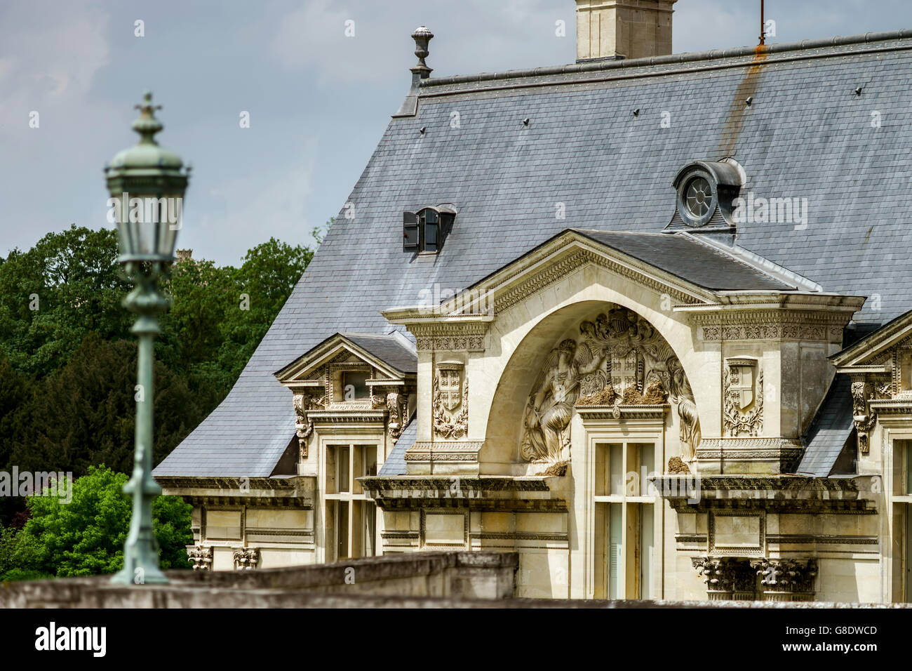 Sculpture chateau de chantilly hi-res stock photography and images - Alamy