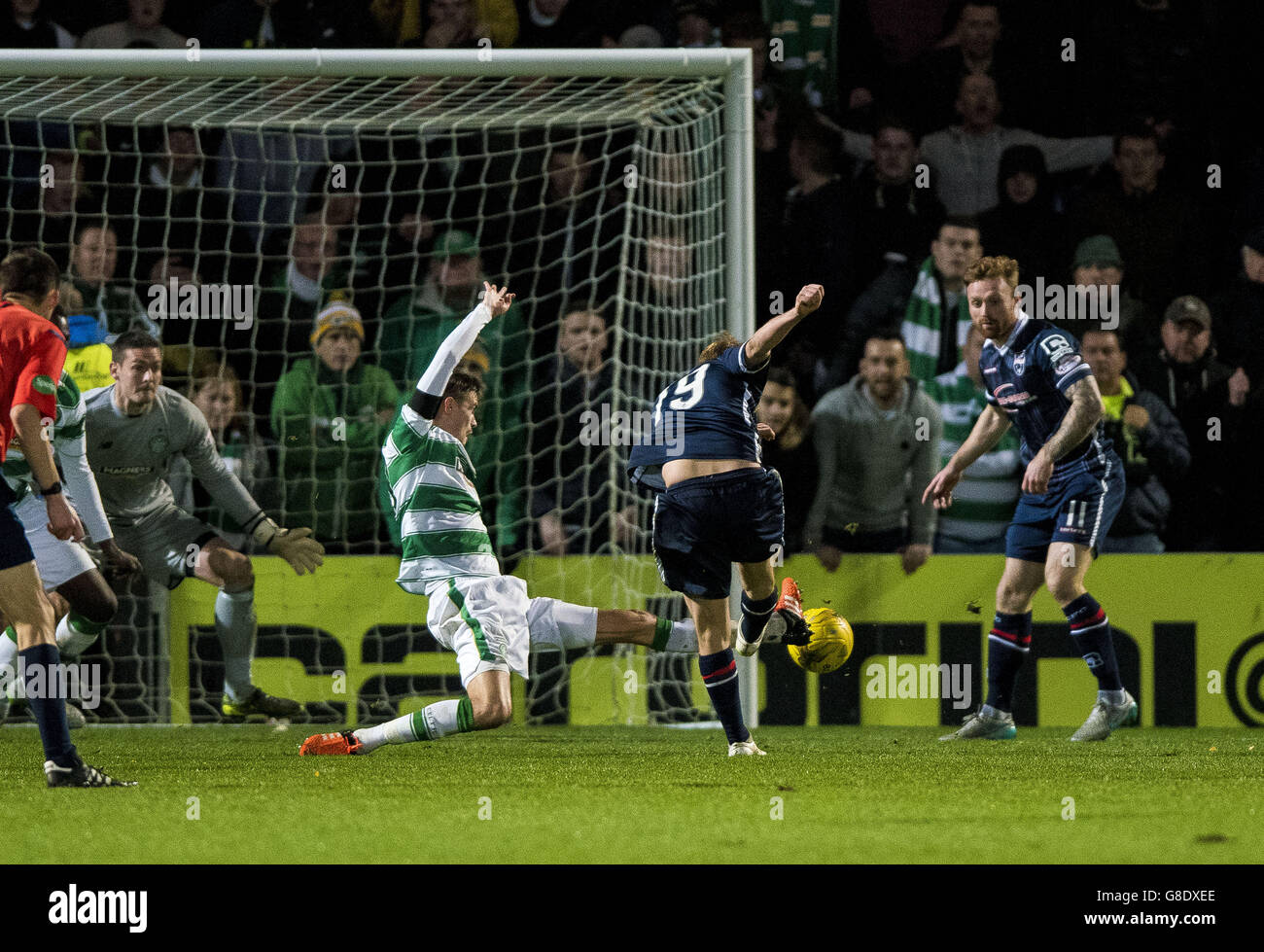 Ross County's Tony Dingwall scores his side's first goal of the game ...