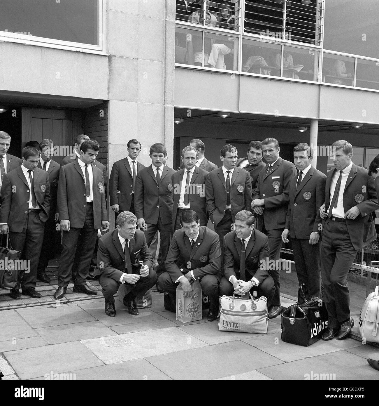 Soccer - World Cup England 1966 - USSR Squad Arrives at London Airport ...