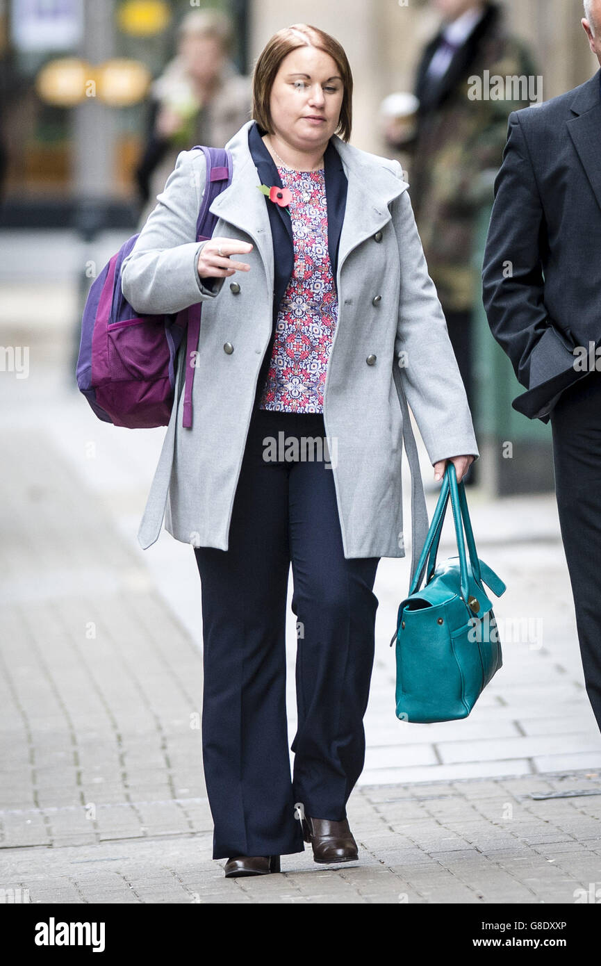 Police constable Helen Harris arrives at Bristol Crown Court where she ...