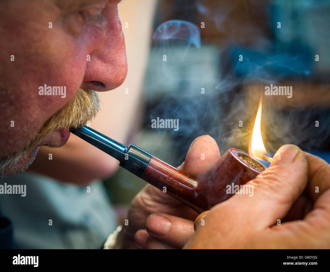 Pipe Smoking Competition High Resolution Stock Photography and Images ...
