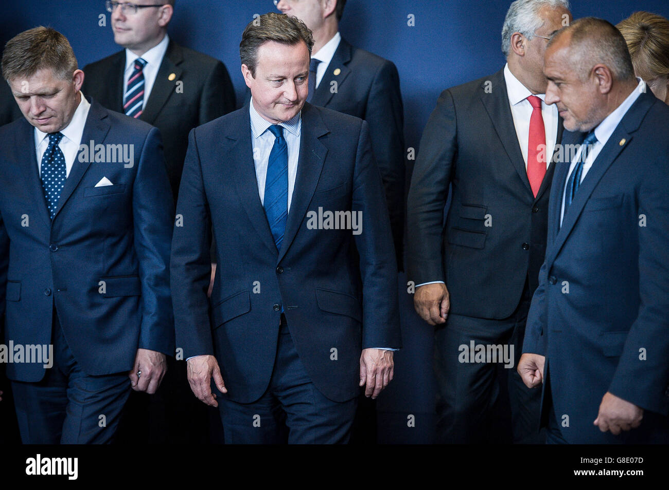 Brussels, Bxl, Belgium. 28th June, 2016. (L-R) Slovakian Prime Minister ...