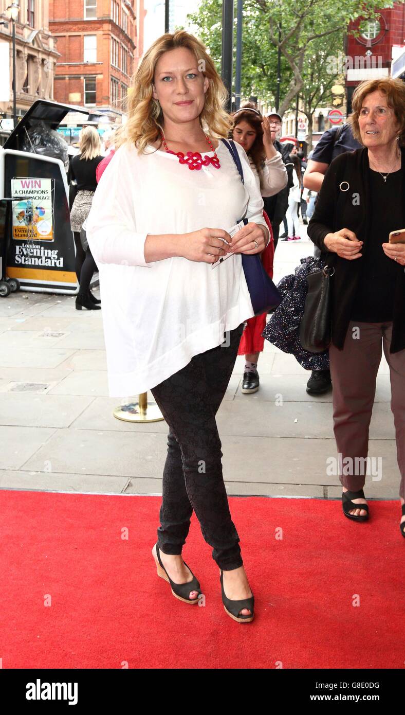 London, UK. Anna Crilly at The Truth - press night at Wyndhams Theatre ...