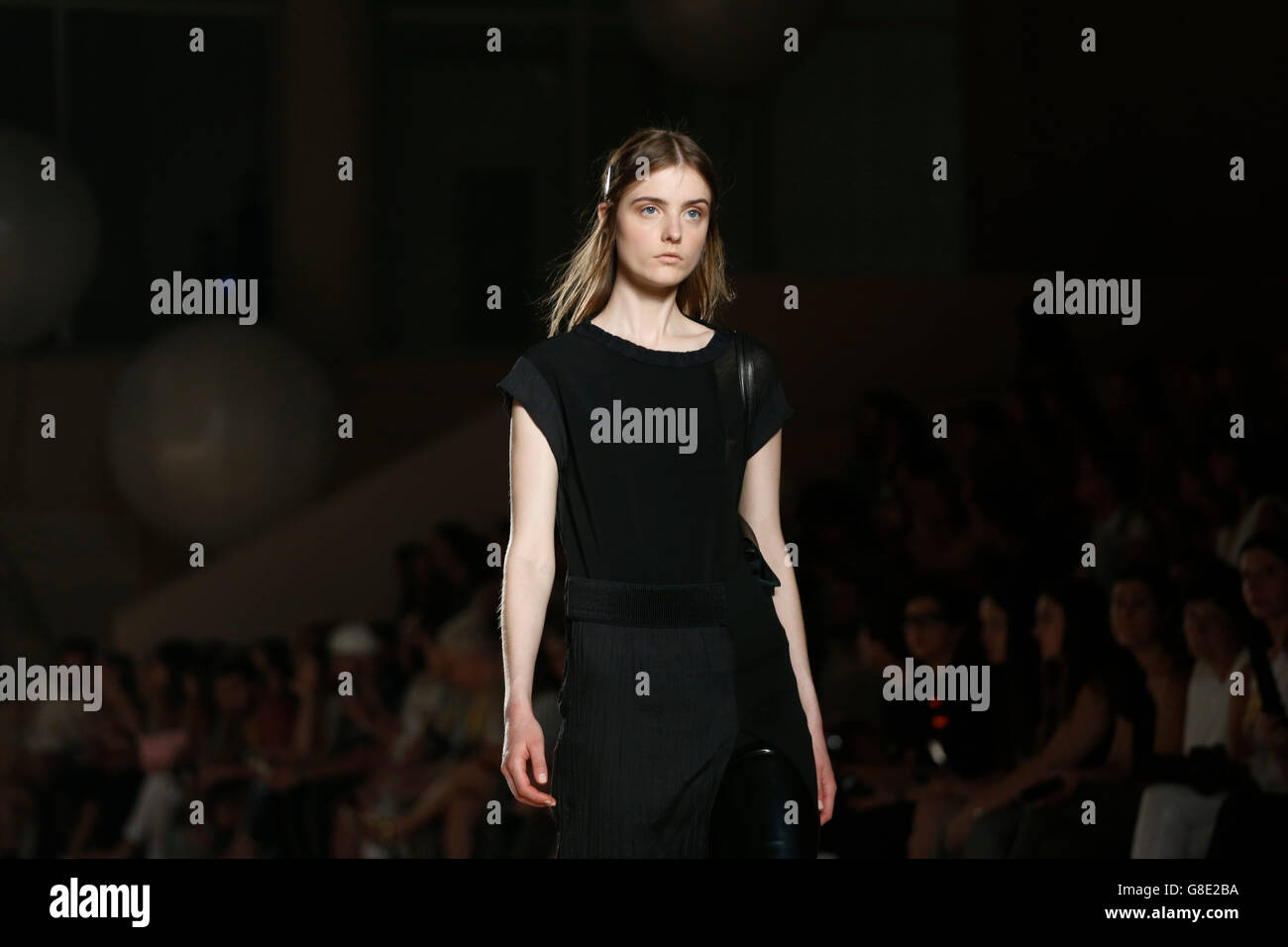 Barcelona, Spain. June 28, 2016. Models walk during the Txell Miras ...