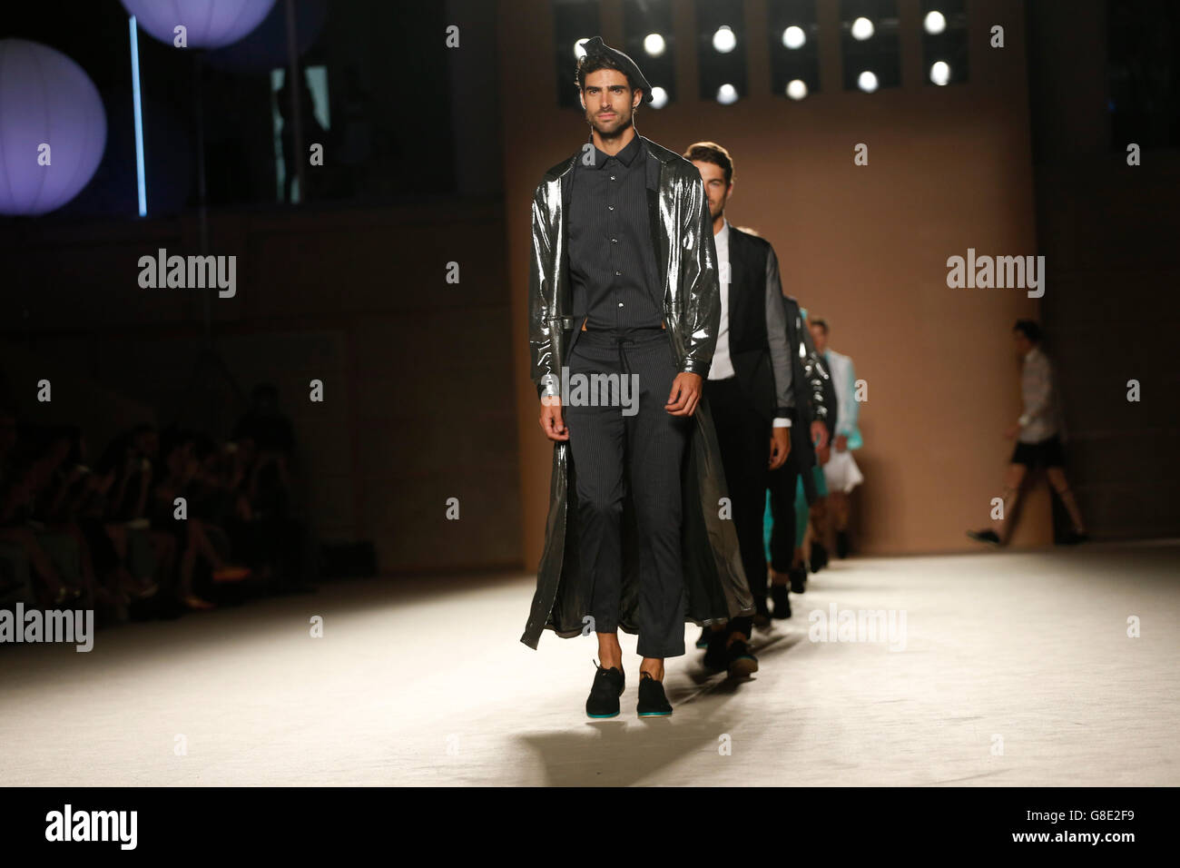 Barcelona, Spain. June 28, 2016. Models walk during the Edgar Carrascal ...