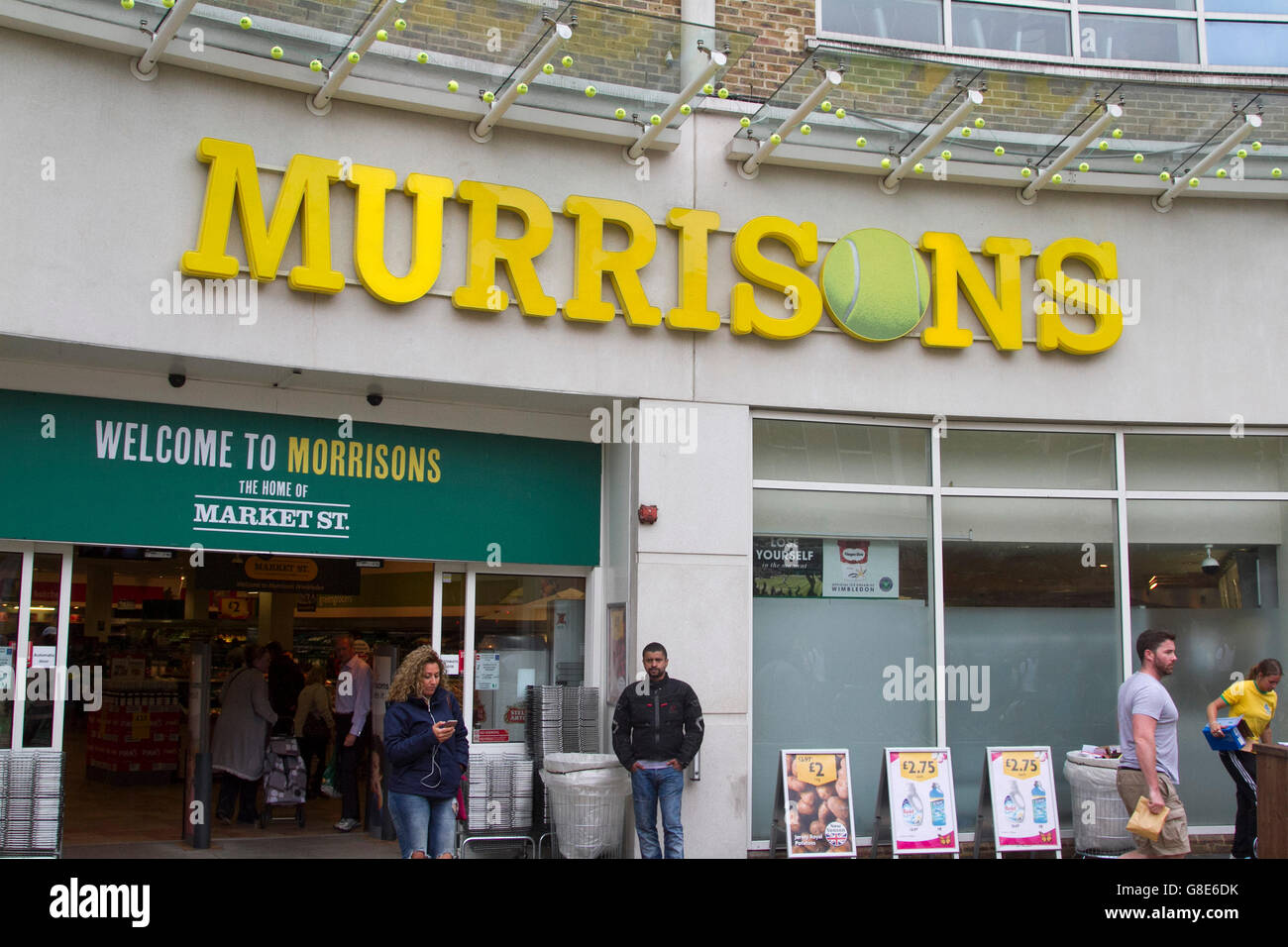 Wimbledon London,UK. 29th June 2016. A Branch of Morrisons supermarket ...
