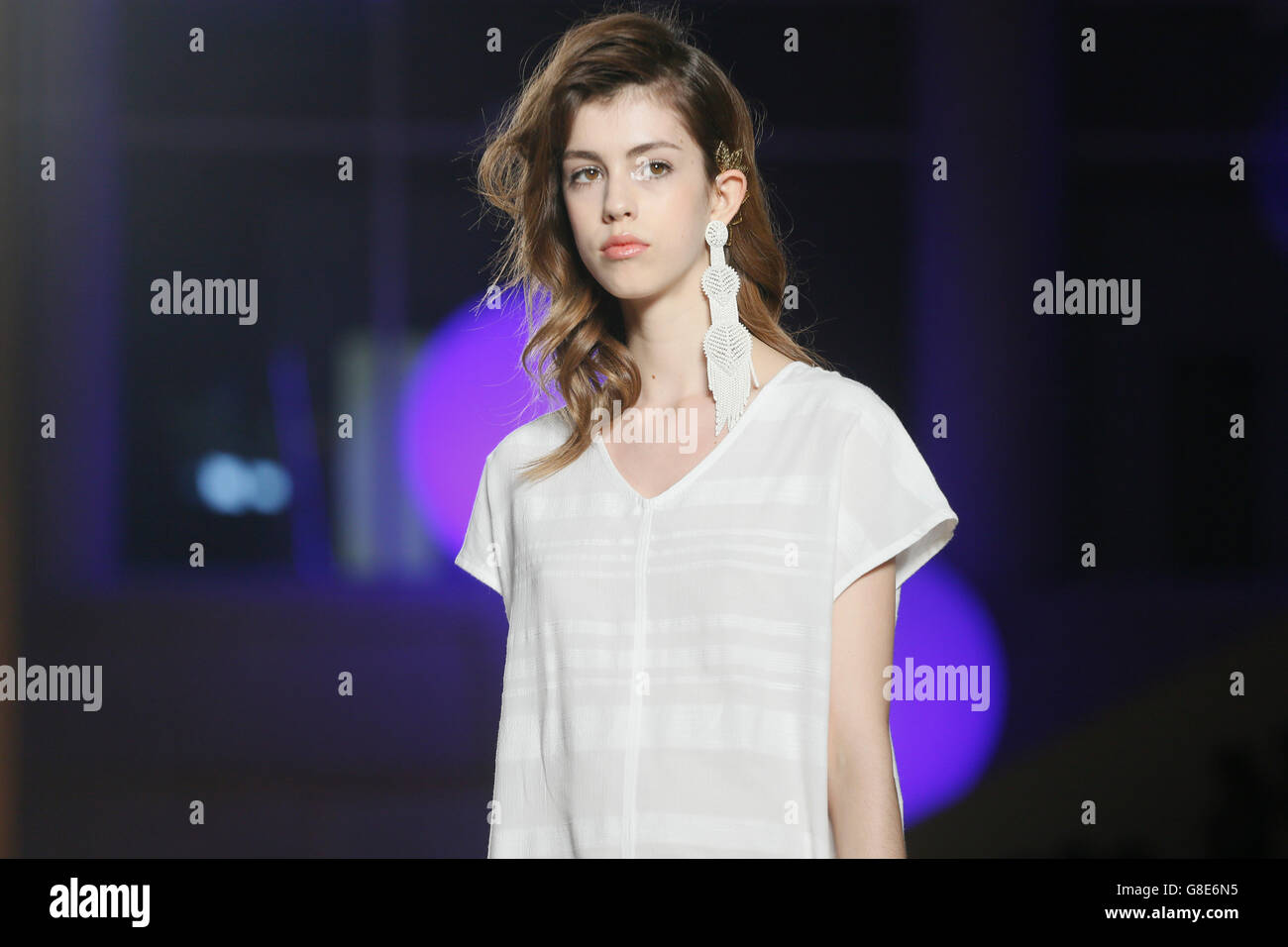 Barcelona, Spain. June 29, 2016. Models walk during the Ssic and Paul ...