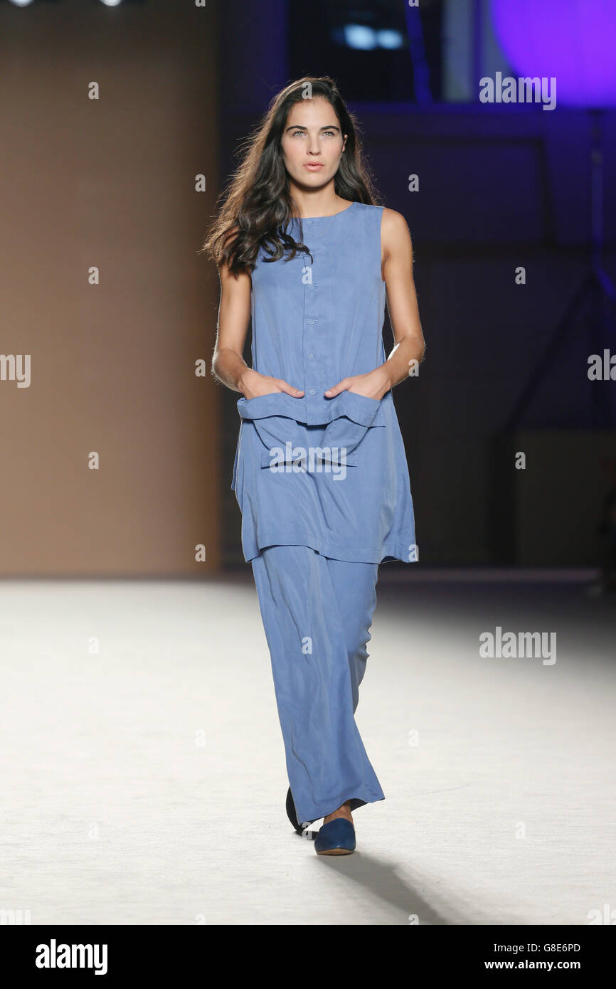 Barcelona, Spain. June 29, 2016. Models walk during the Ssic and Paul ...