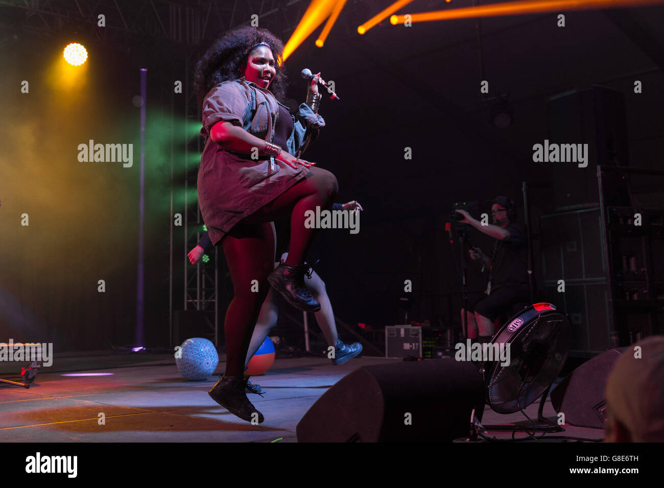 Manchester, Tennessee, USA. 9th June, 2016. Rapper MELISSA JEFFERSON ...