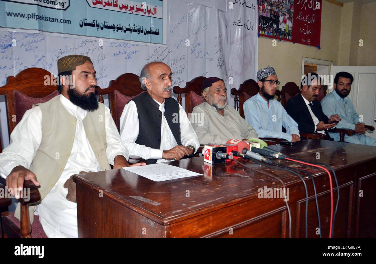 Palestine Foundation Balochistan President, Sohail Akbar Shirazi ...