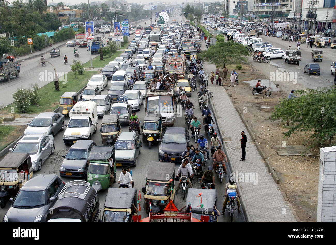 Worst traffic jam in hi-res stock photography and images - Alamy