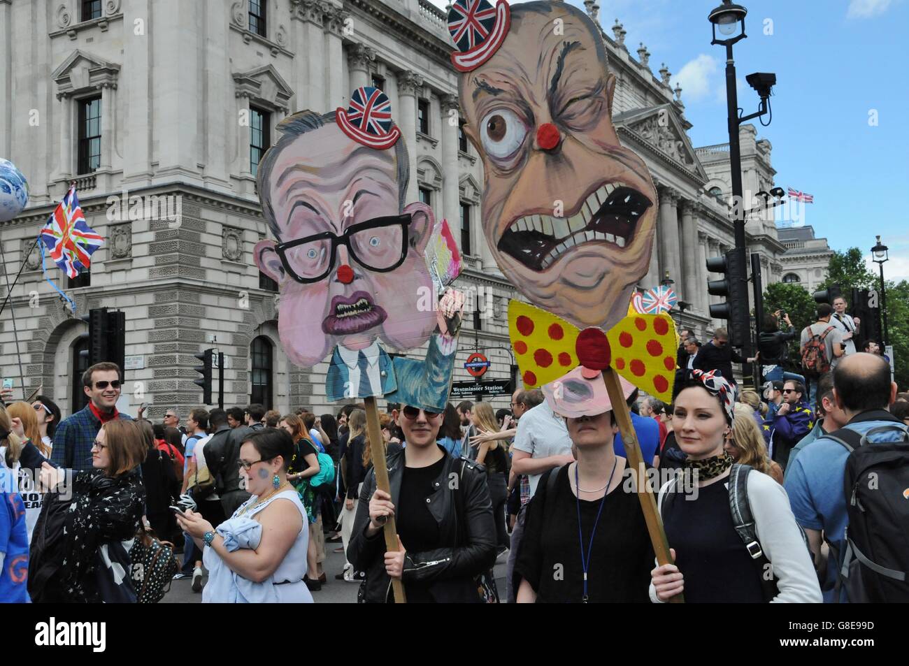 Pro-EU Protest in London Stock Photo - Alamy