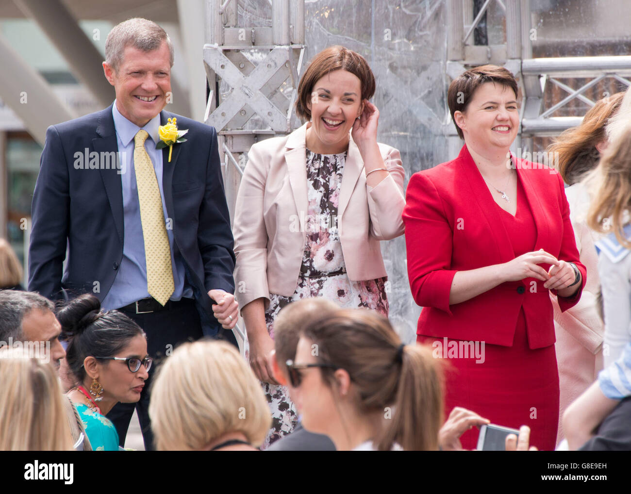 Eddinburgh, Scotland, UK. 02nd July, 2016. L-R Willie Rennie, Kezia ...