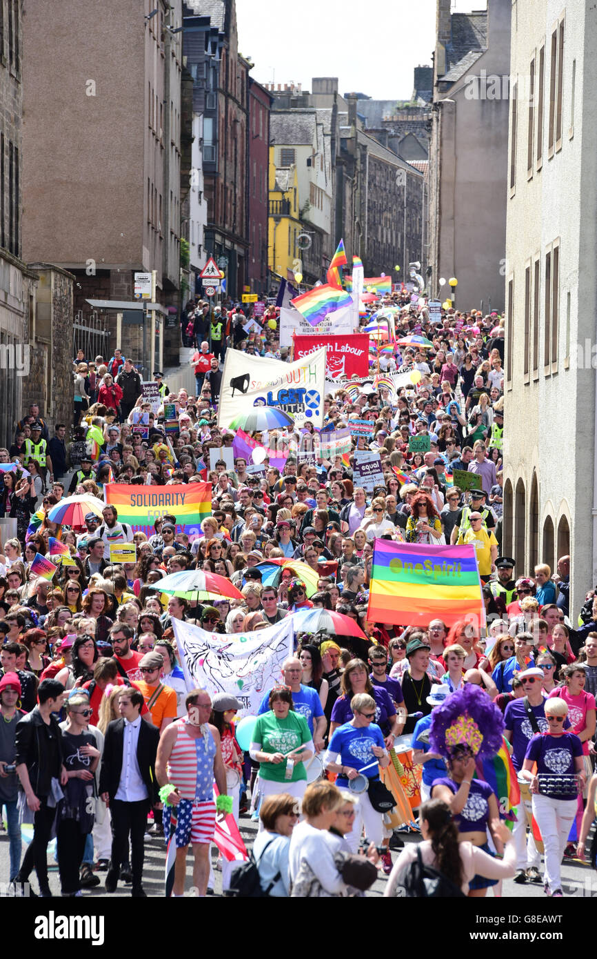 Gay pride scotland hi-res stock photography and images - Alamy
