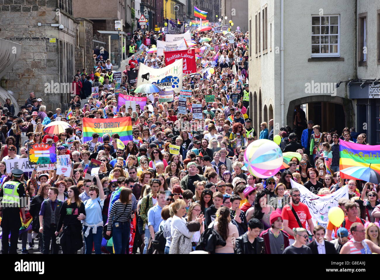Edinburgh pride hi-res stock photography and images - Alamy