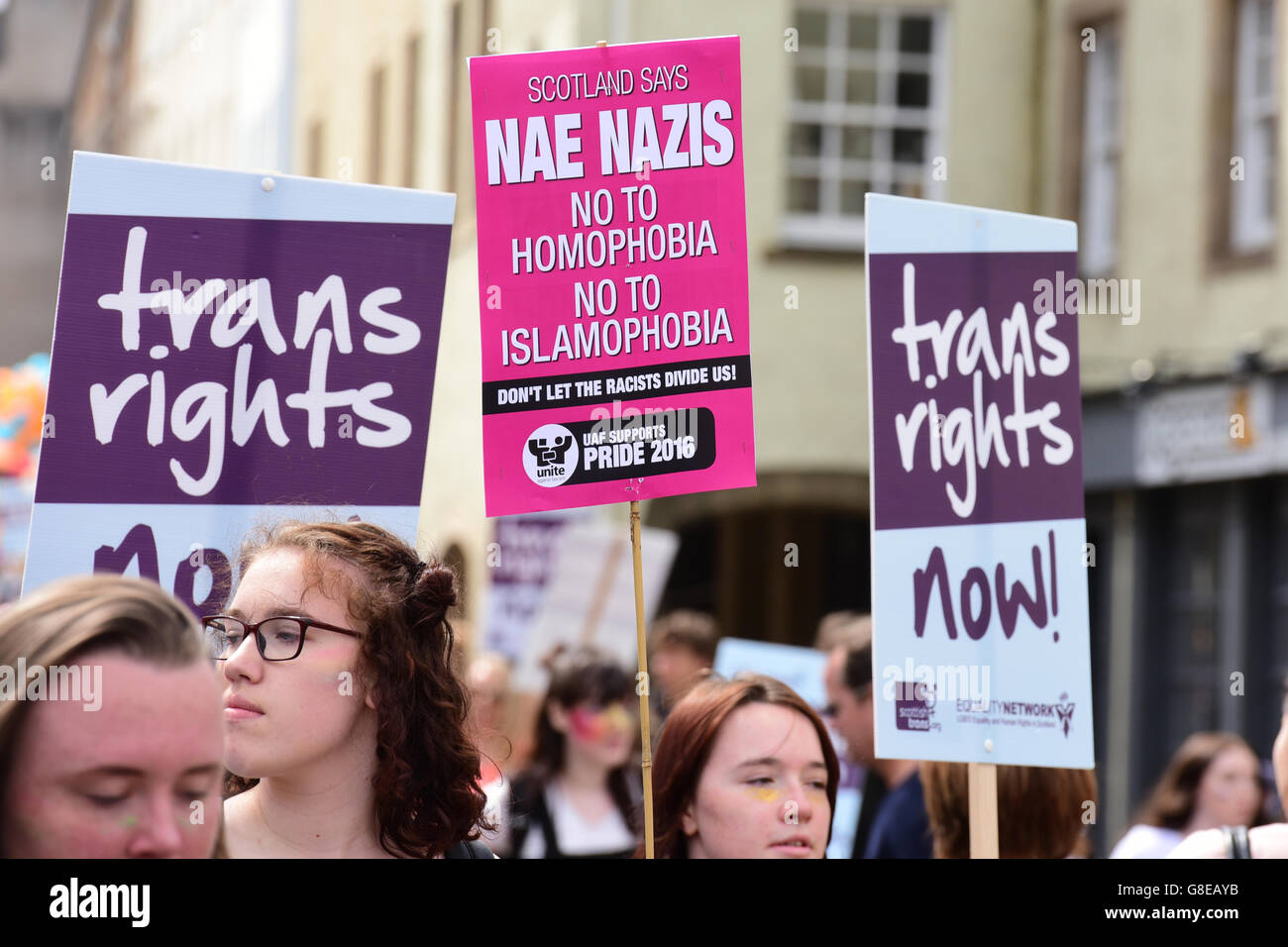 Gay pride scotland hi-res stock photography and images - Alamy