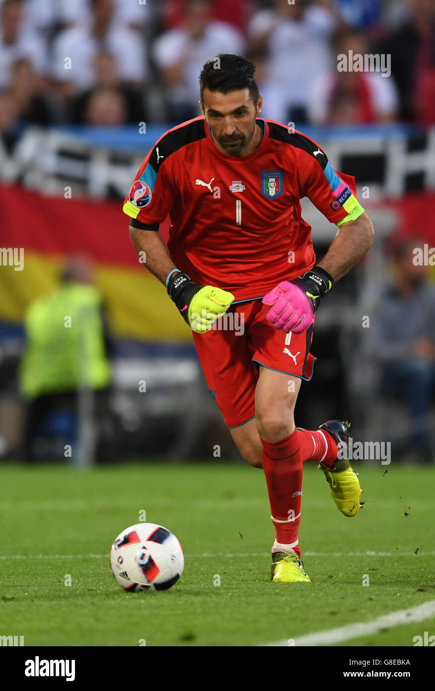 Bordeaux, France. 02nd July, 2016. Italy's goalkeeper Gianluigi Buffon ...