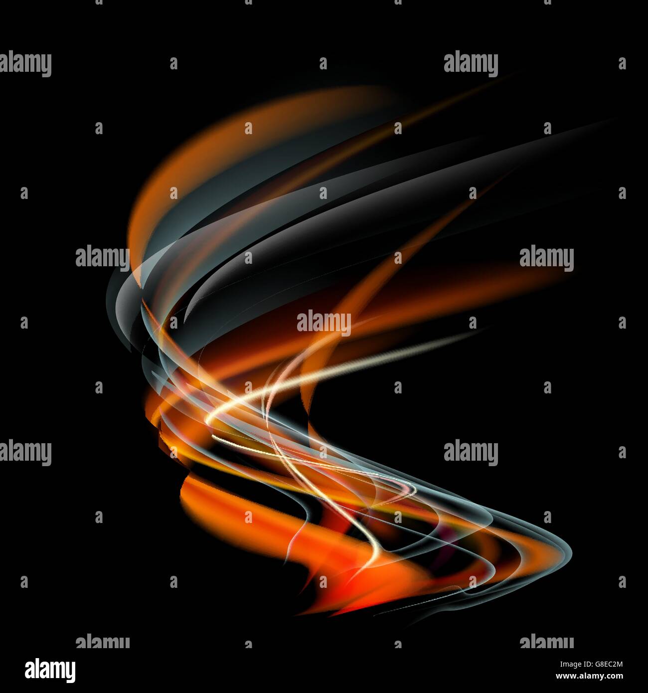 Burn flame fire abstract background. Vector. EPS10 Stock Vector Image ...