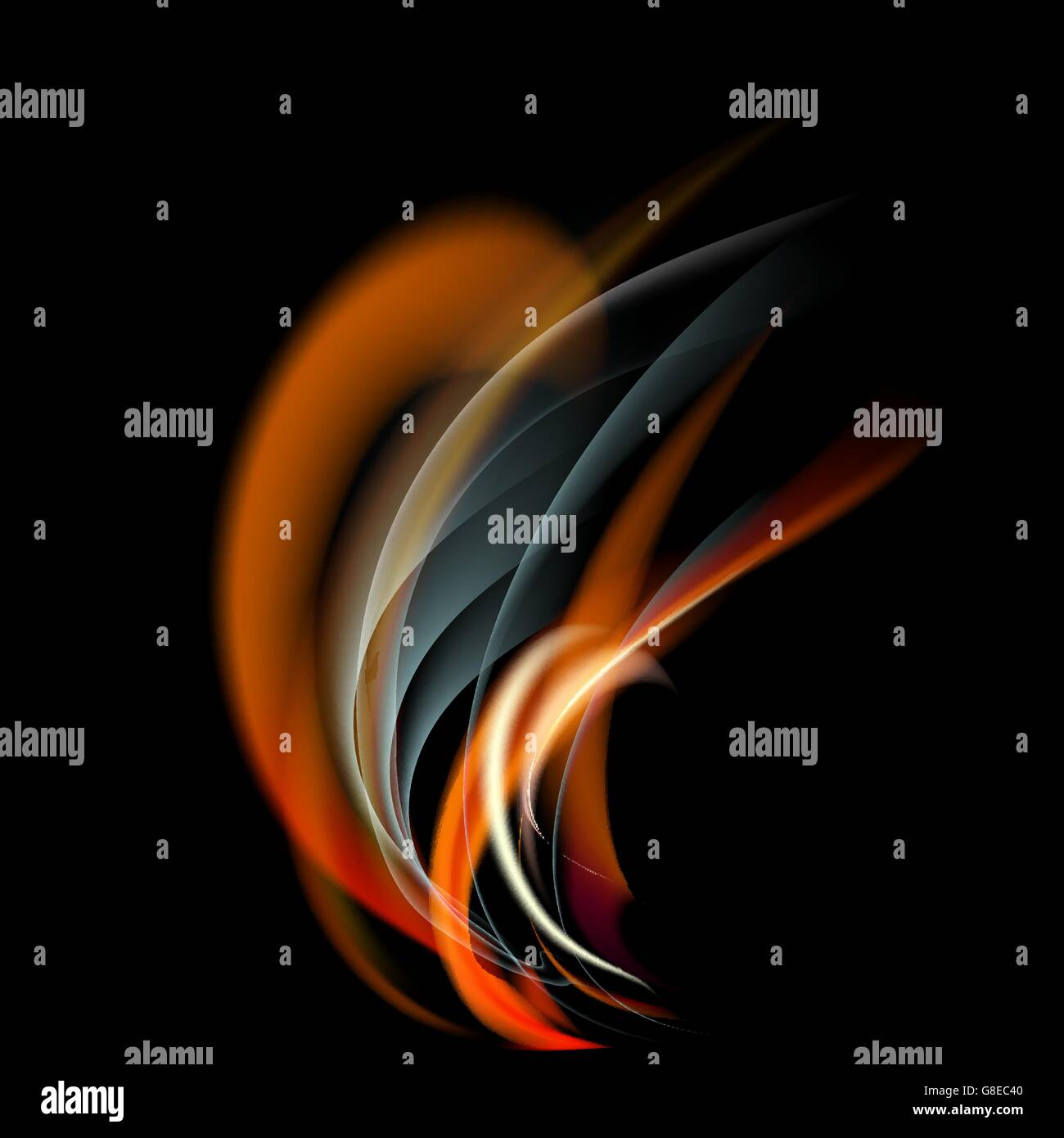 Burn flame fire abstract background. Vector. EPS10 Stock Vector Image ...